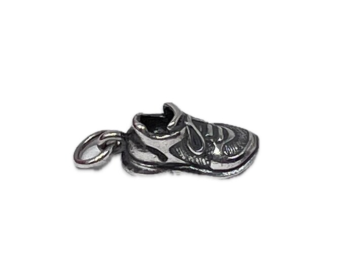 Rare Retired James Avery Sterling Silver Running Tennis Shoe Charm W/ja ...
