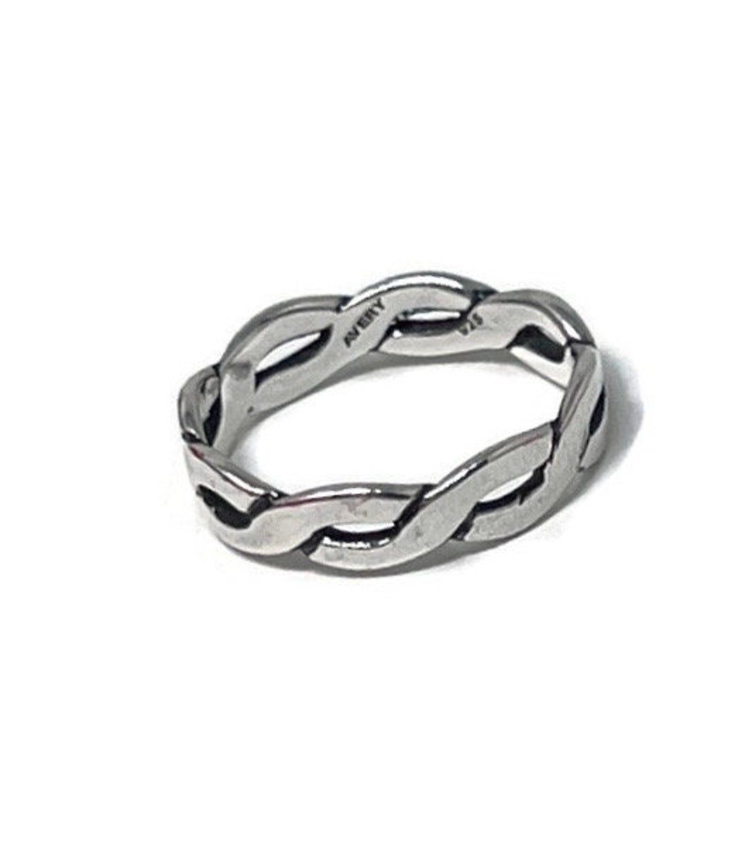 Retired James Avery Sterling Silver Braided Band Ring: Stacking/pinky Ring/vintage James Avery ...