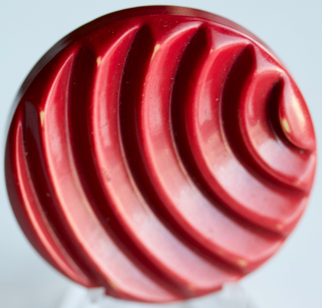 Red Plastic With Curved Lines - Etsy
