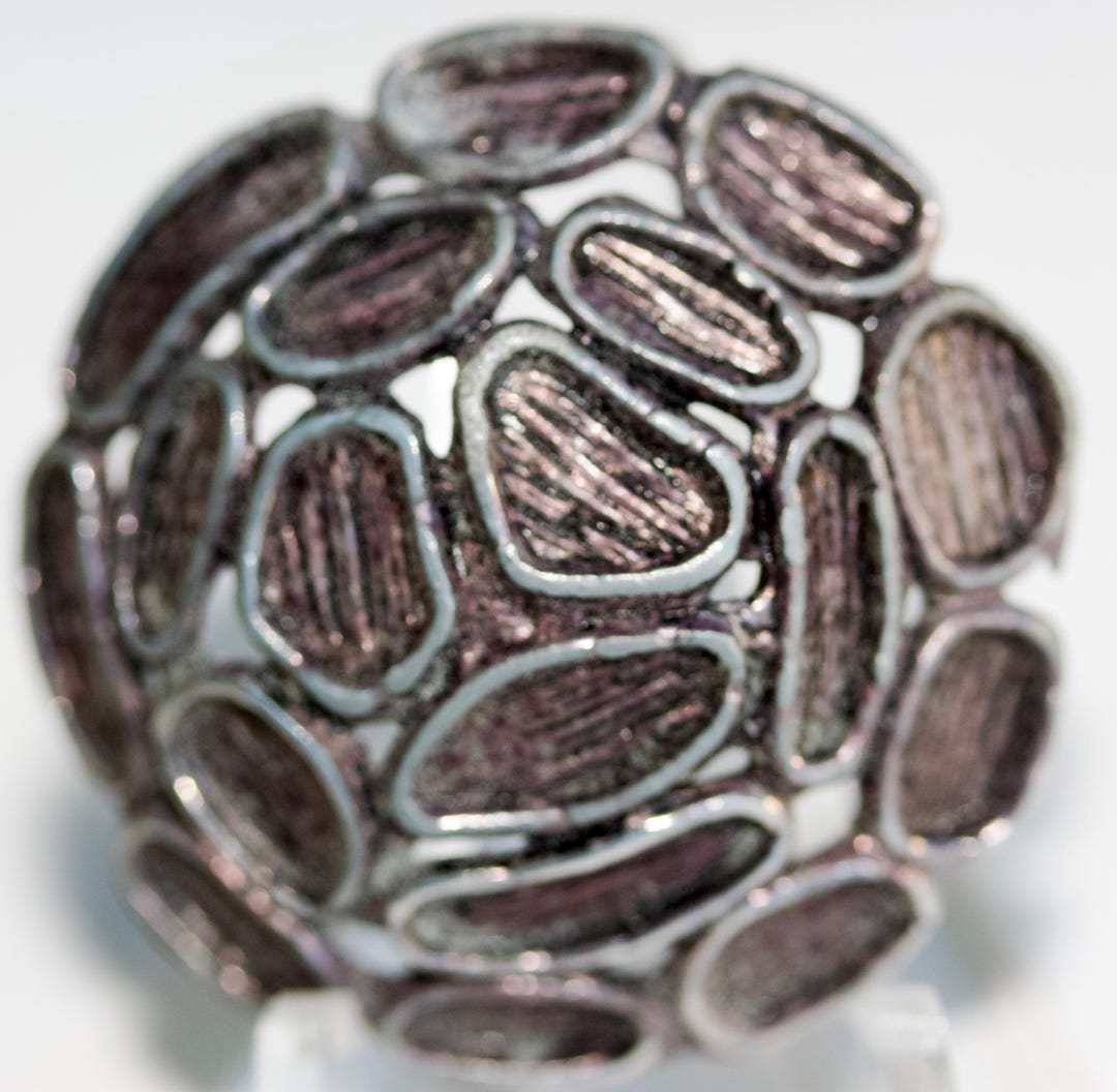 Red Tinted Button - Etsy