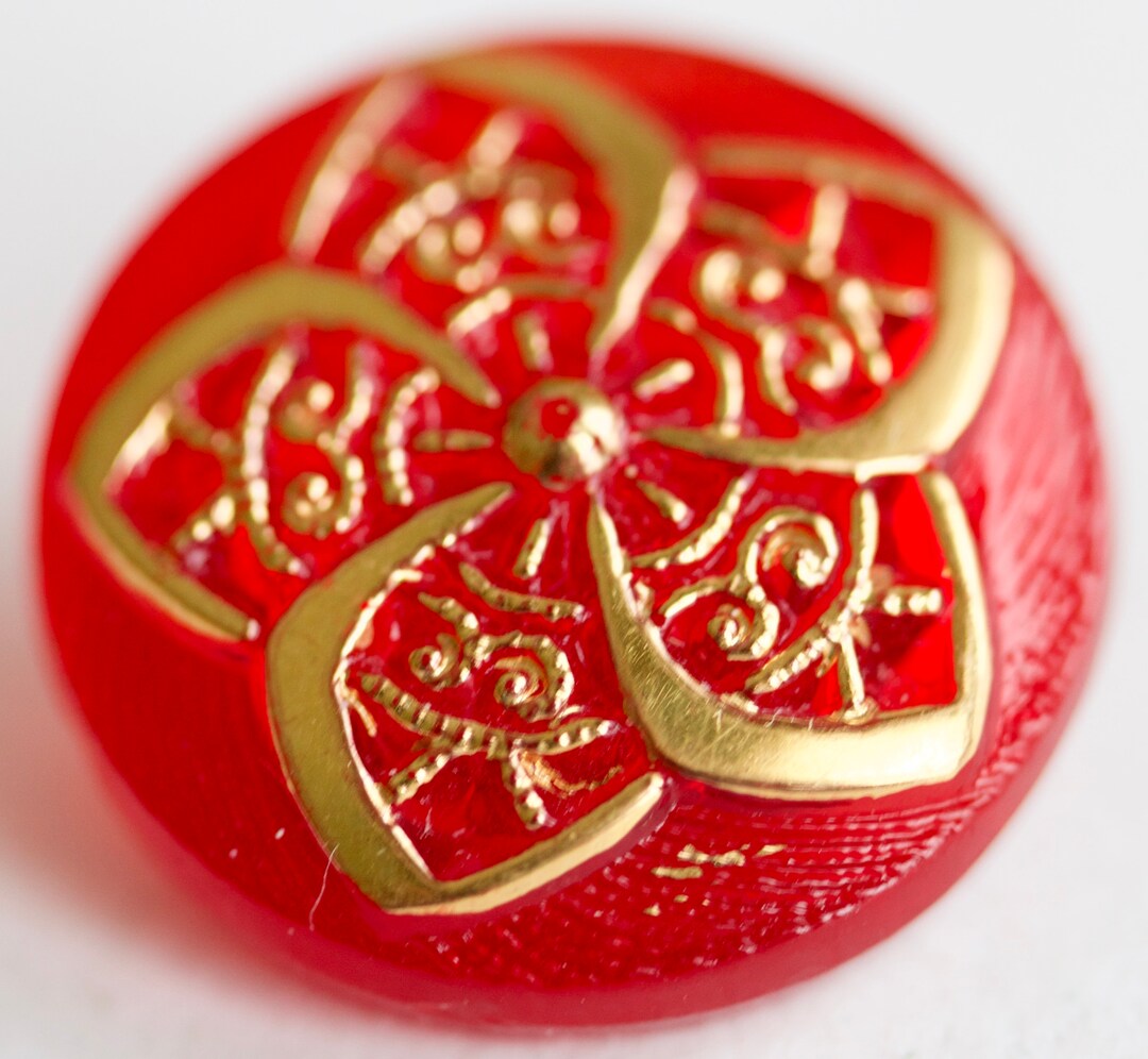 Gold Lustered Pin Wheel Design - Etsy