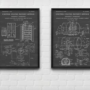 MRI Machine Patent Art Set, X-ray Tech Prints for Radiologists, Unique ...
