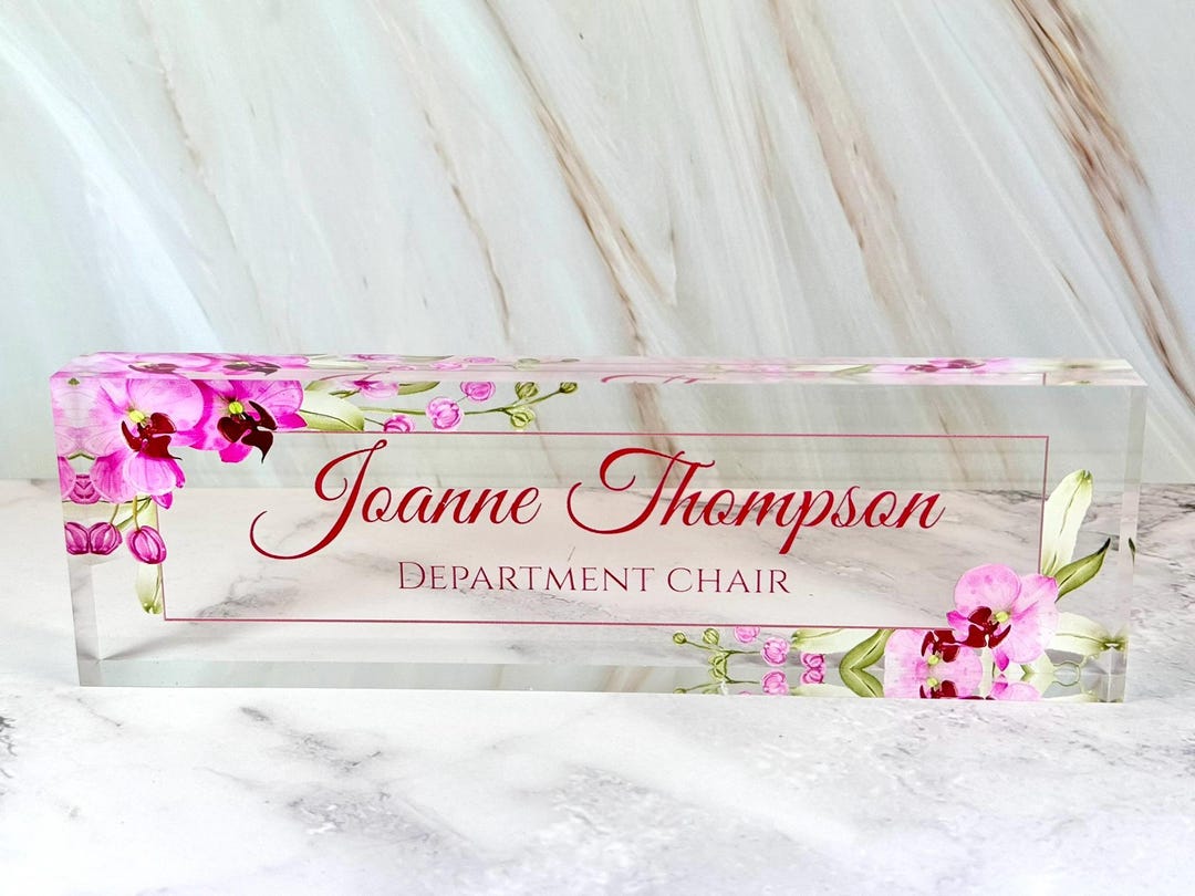 Personalized Acrylic Tabletop Display, Elegant and Unique, Custom ...