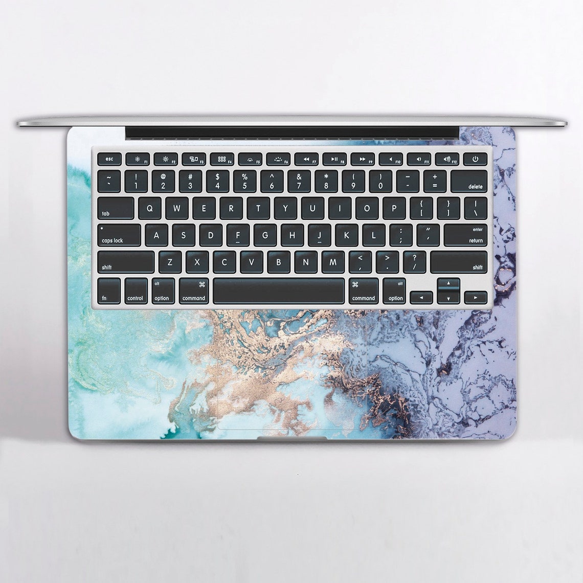 Blue Gold Marble Mac Book Air 13 Retina 2018 Decal Pro Retina | Etsy