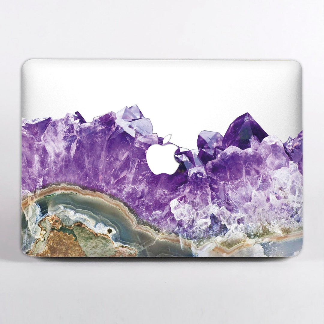 Purple Marble Decal Mac Pro Retina 15 Inch Mac Book 12 Crystal - Etsy