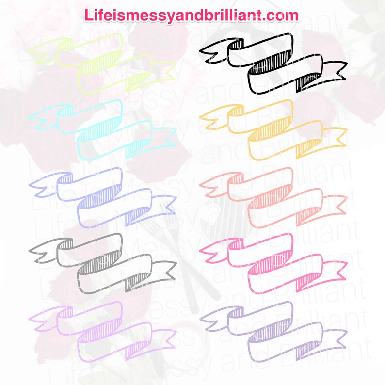 Digital Planner Stickers Banners and Notes Digital Planner - Etsy