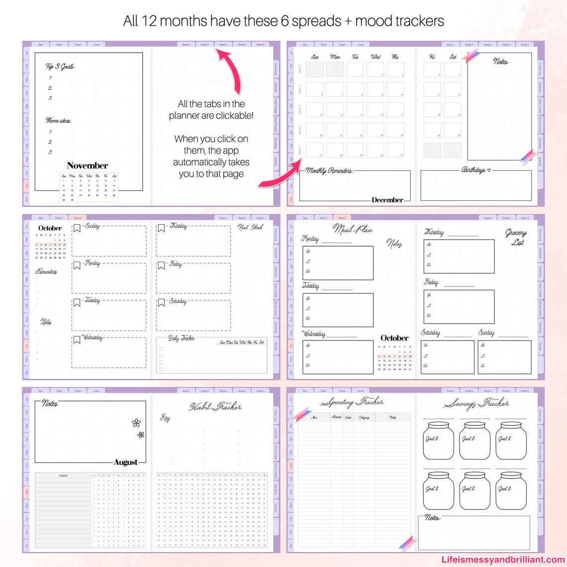 2023 Powerpoint Digital Planner Template - Digital Planner Goodnotes ...