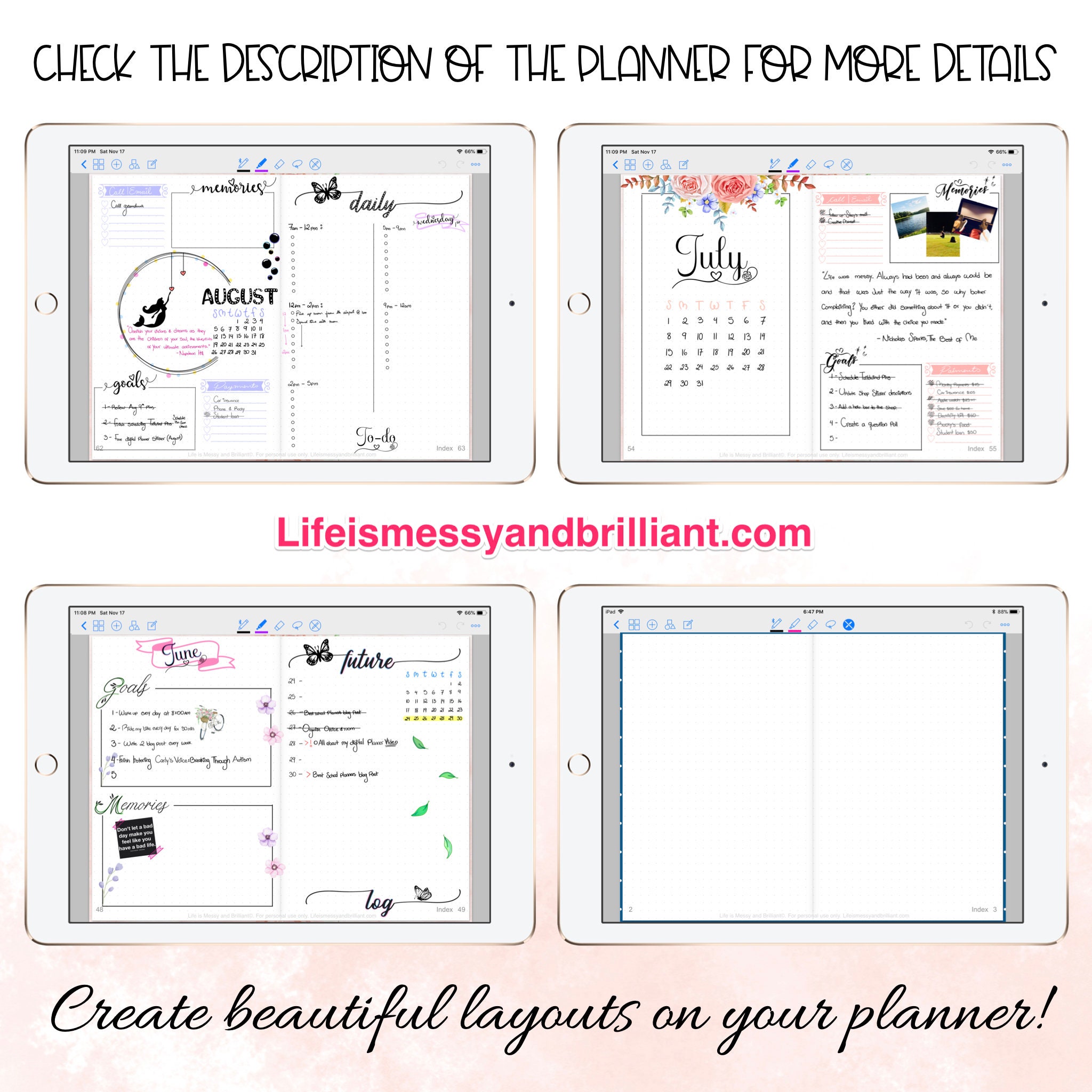 2023 Powerpoint Digital Planner Template - Digital Planner Goodnotes ...
