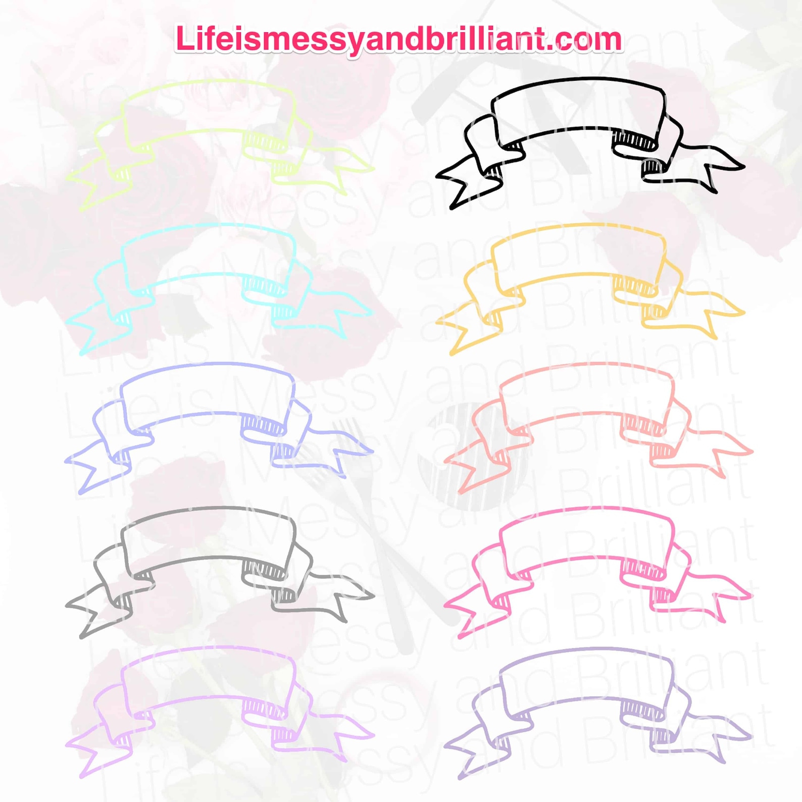 Digital Planner Stickers Banners and Notes Digital Planner - Etsy