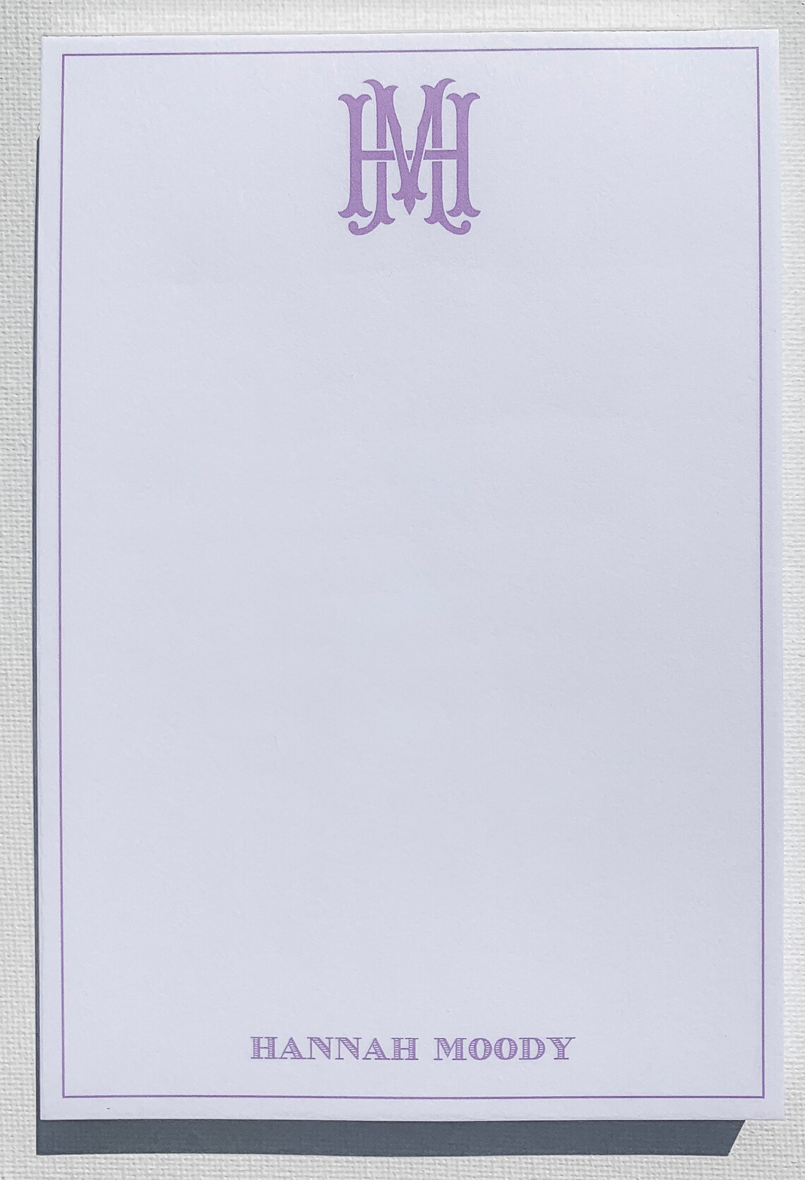 Personalized Notepad / Personalized With Initials and Name | Etsy