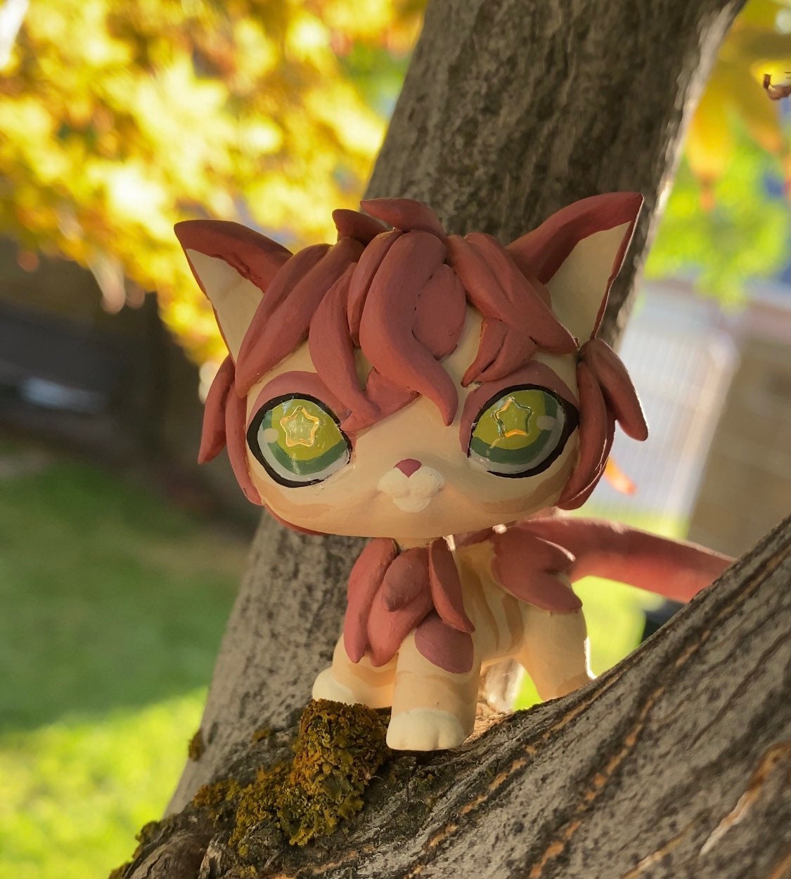 Littlest Pet Shop Strawberry Milk Cat OOAK Custom - Etsy