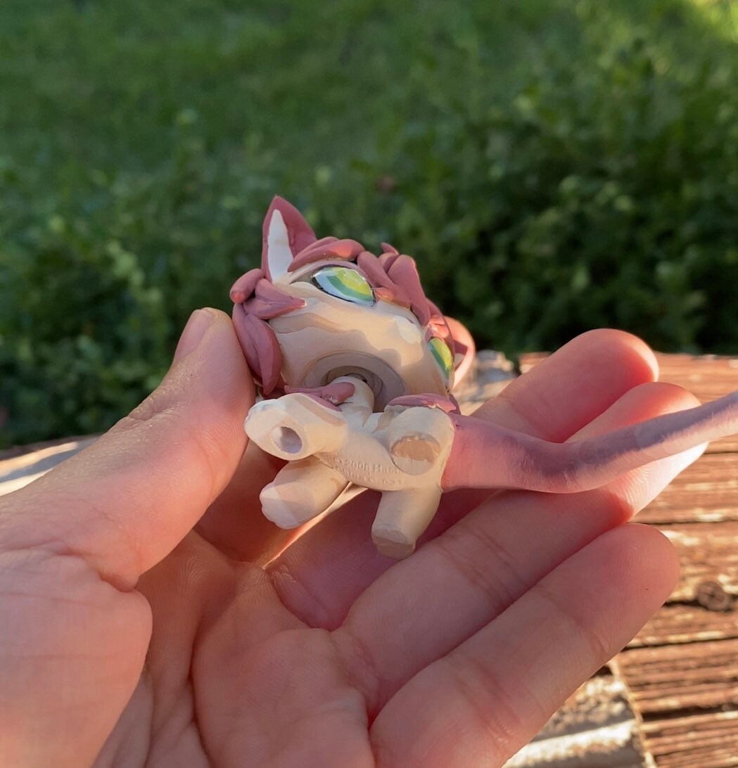 Littlest Pet Shop Strawberry Milk Cat OOAK Custom - Etsy