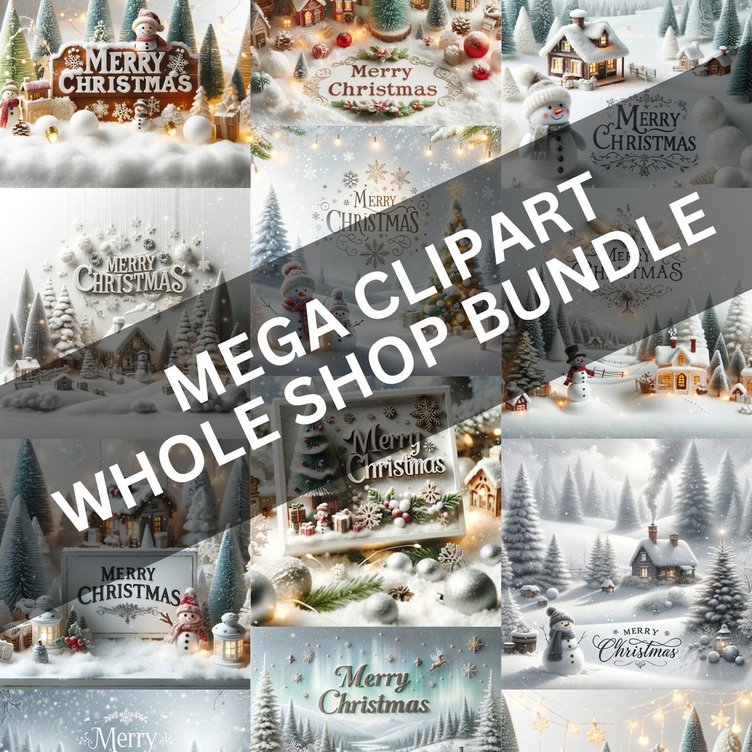 Whole Shop Bundle - Clipart Mega Bundle - Png Bundle - Mega Collection ...