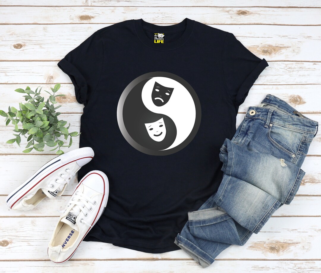 Yin Yang Comedy Tragedy Theatre - Etsy