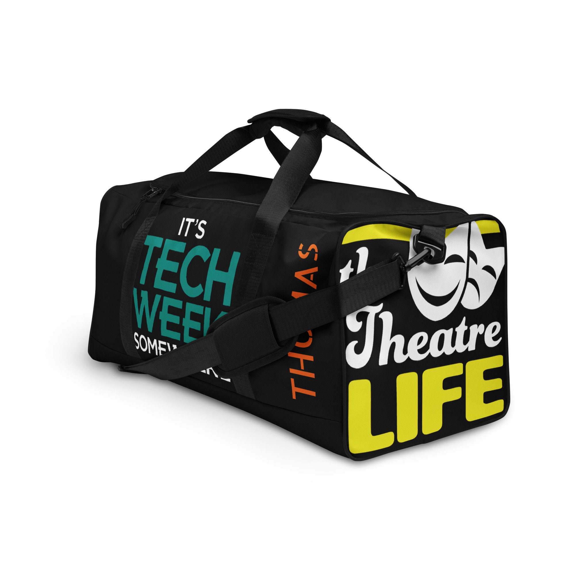 It's Tech Week Somewhere Personalized Duffel Bag, Theatre Backstage ...