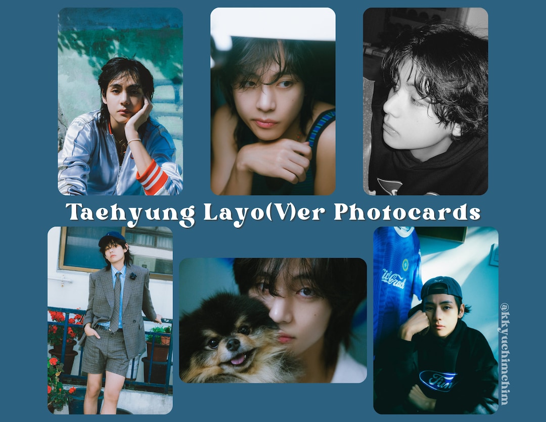 Taehyung Layover Part 1 Photocards and Instant Camera Prints | BTS V ...