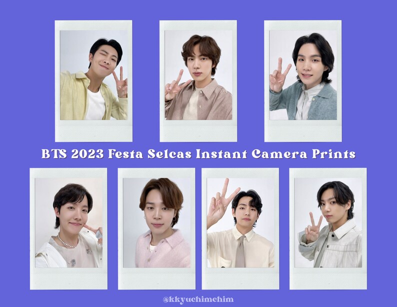 BTS 2023 Festa Selcas Photocards | BTS 10th Year Anniversary Festa ...