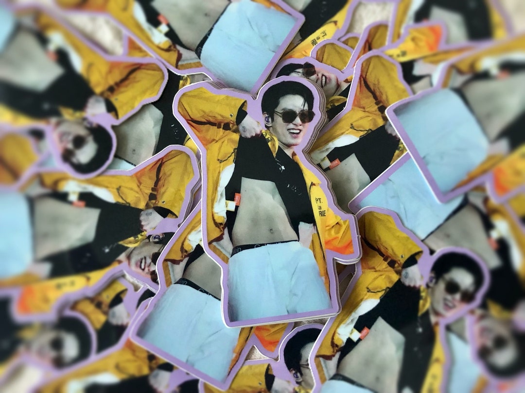 Jungkook BTS Stickers | Jeon Jungkook Vinyl Sticker | JK Thirst Trap ...