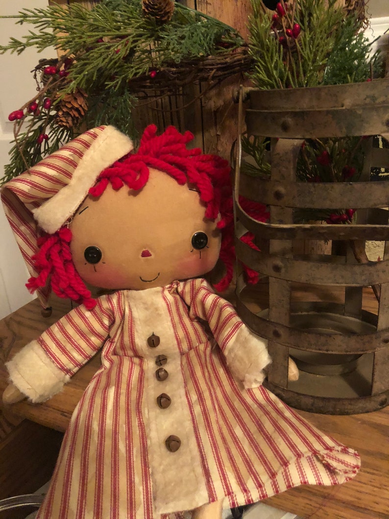 Candy Stripe Raggedy Annie - Etsy