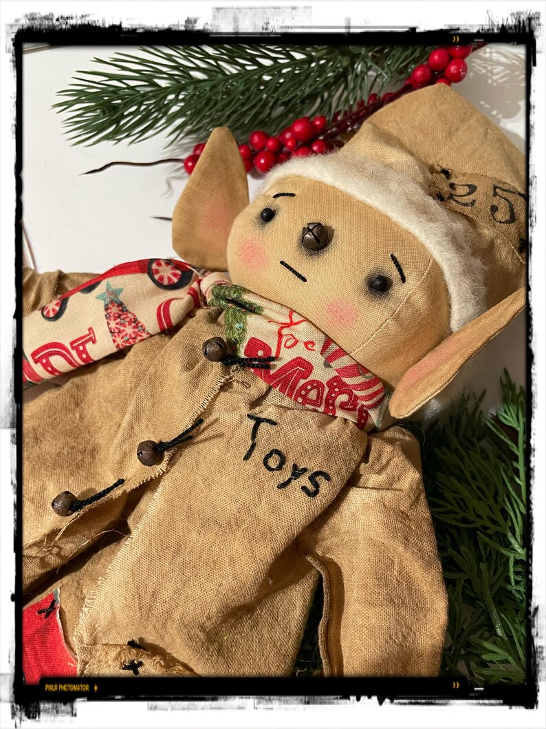 Primitive Elf Doll “sugar Plum” - Etsy