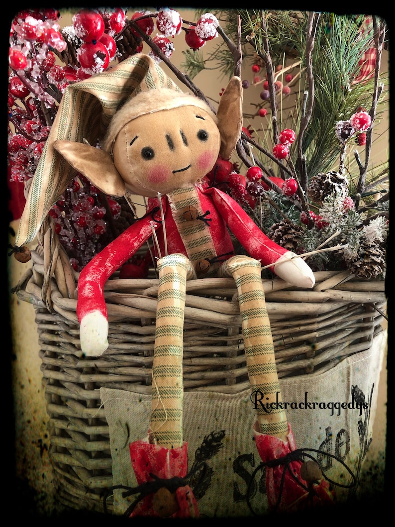 Primitive Christmas Elf - Etsy
