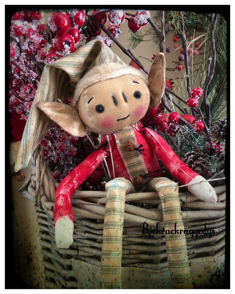 Primitive Christmas Elf - Etsy