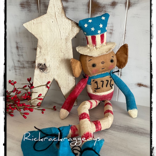Primitive Uncle Sam - Etsy