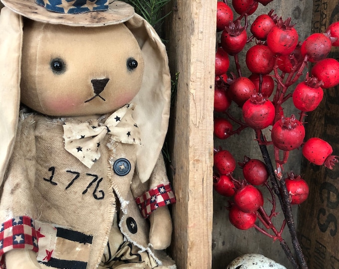 Patriotic Uncle Sam Rabbit | Etsy