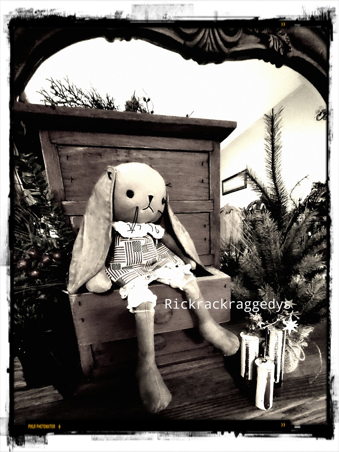 Primitive Patriotic Rabbit - Etsy