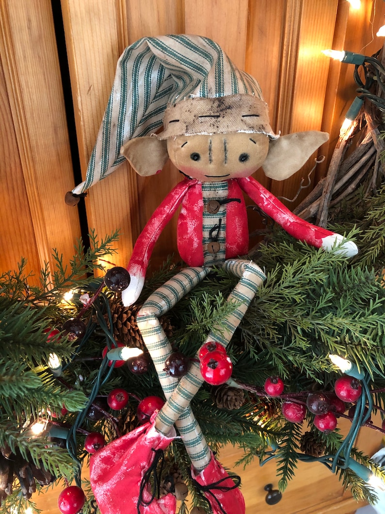 Primitive Christmas Elf - Etsy