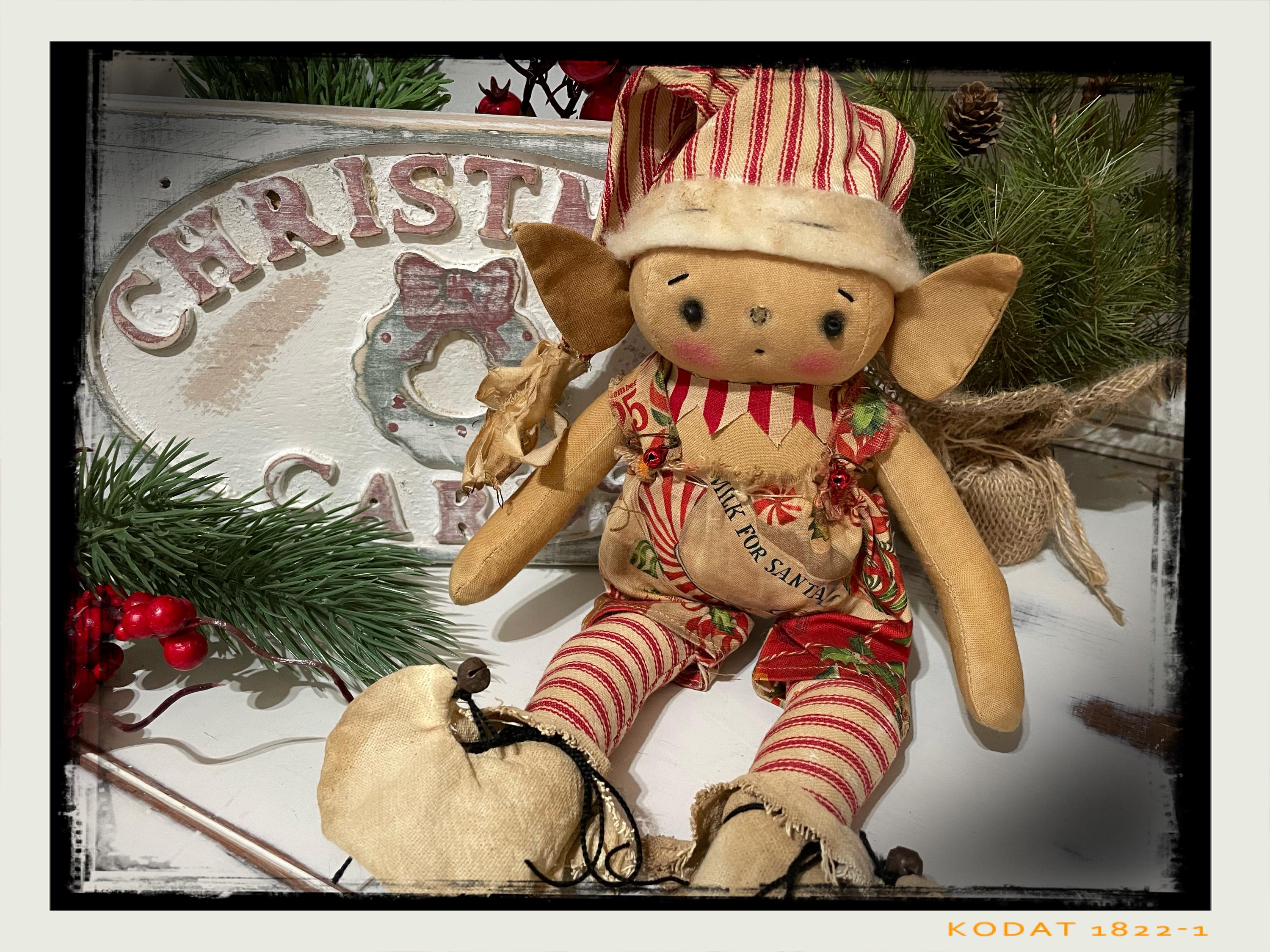 Primitive Elf Doll “figgy” - Etsy