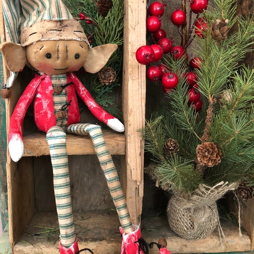 Primitive Christmas Elf | Etsy