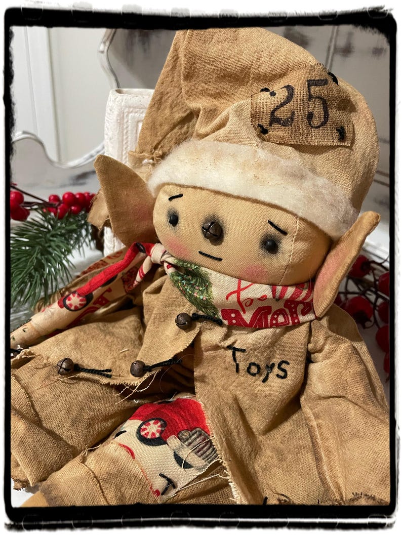 Primitive Elf Doll “sugar Plum” - Etsy