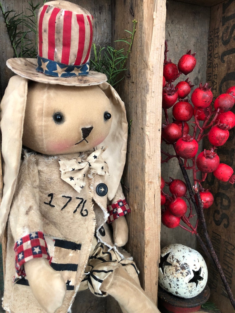 Patriotic Uncle Sam Rabbit - Etsy