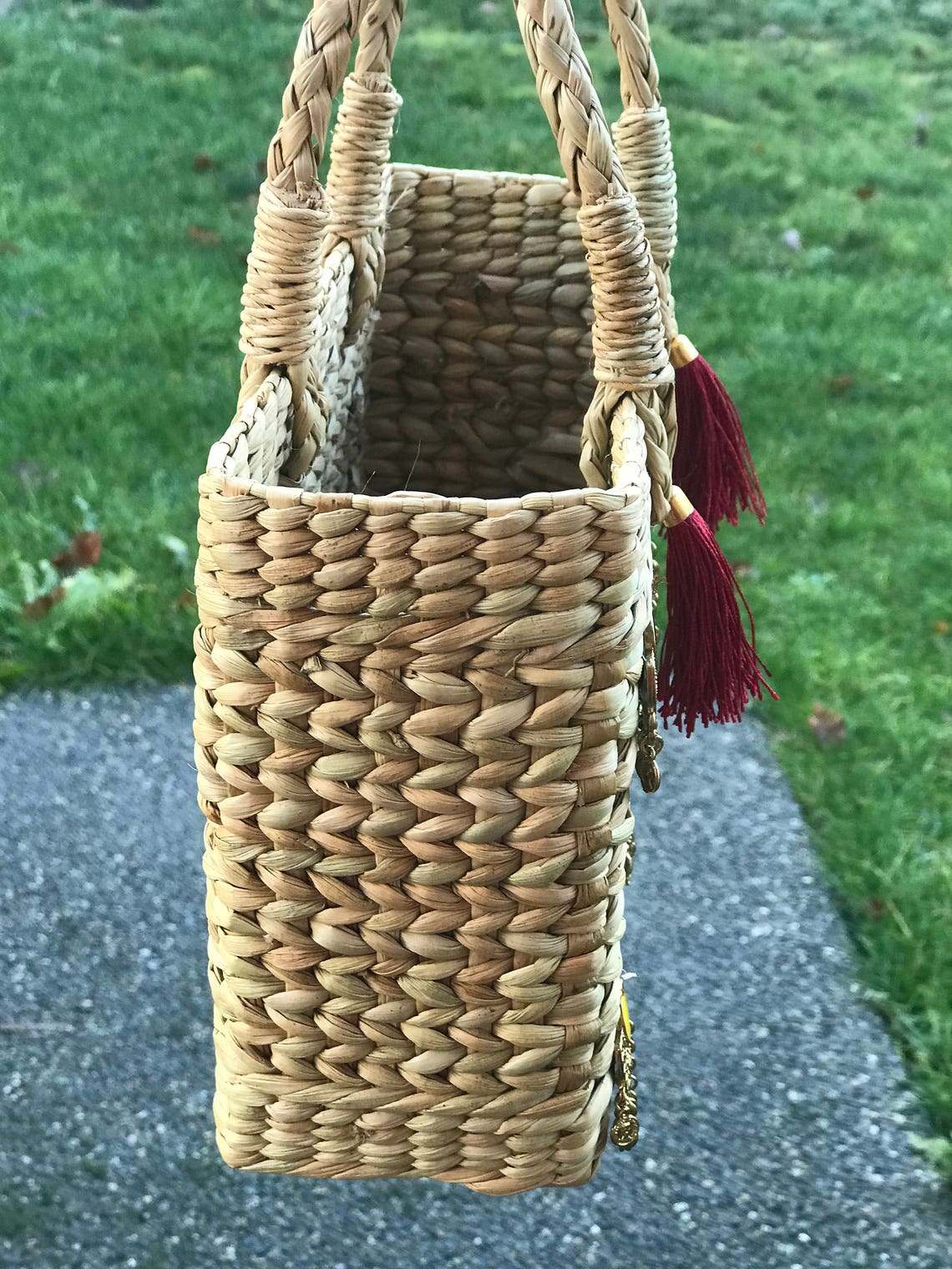 Cane Bag; Woven Cane Bag; Cane Basket; Vintage Cane Bag; Cane ...