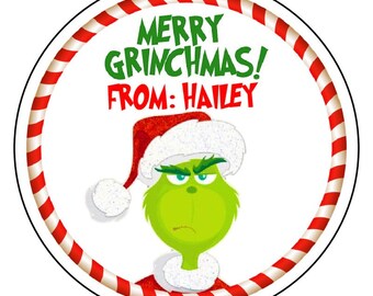 The grinch stickers | Etsy