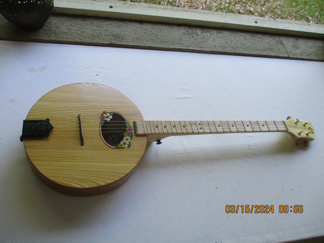 Wood Top Banjo Lute - by G.s.monroe - Etsy