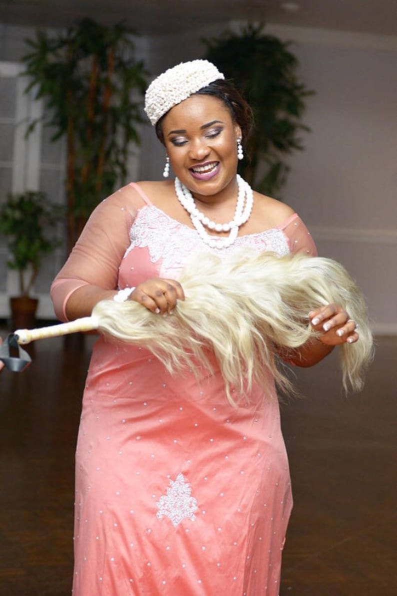 Traditional IRUKERE African Horse Tail Fly Wisk Traditional Wedding ...