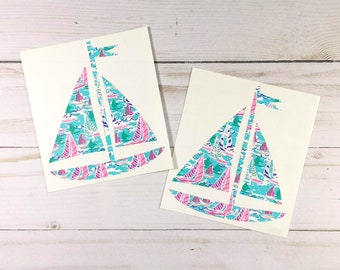 Sailboat stickers | Etsy