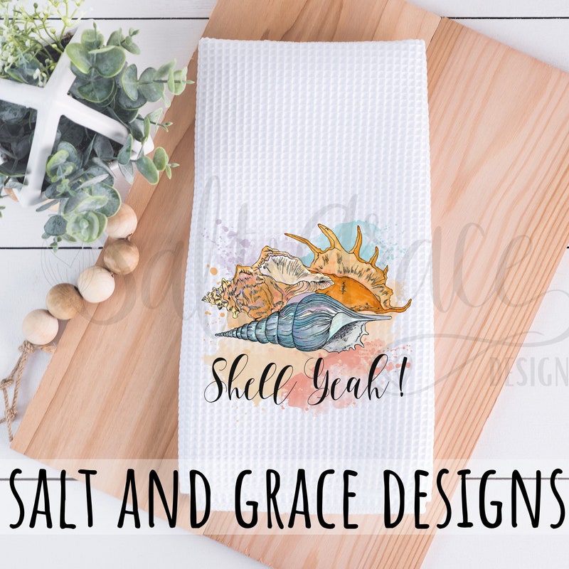 Seashell Towel - Etsy