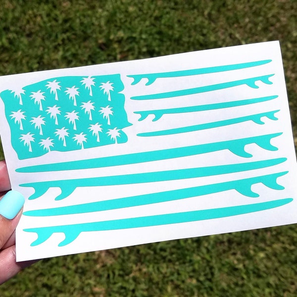 Surfing Car Stickers - Etsy