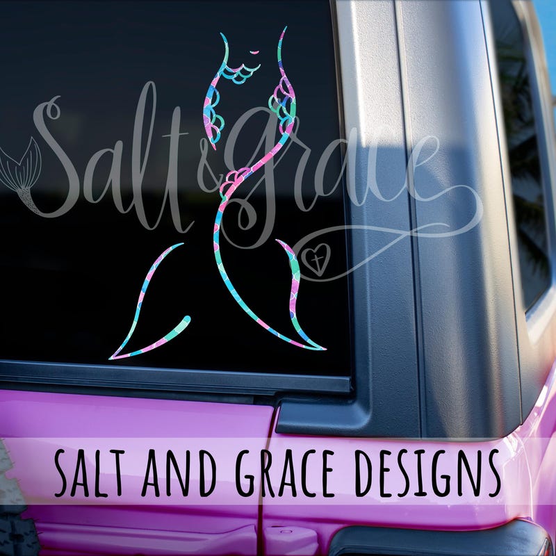 Mermaid Decals - Etsy