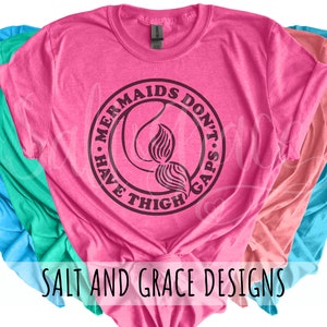 Mermaids Don't Have Thigh Gaps Decal, Holographic Mermaid Vinyl ...