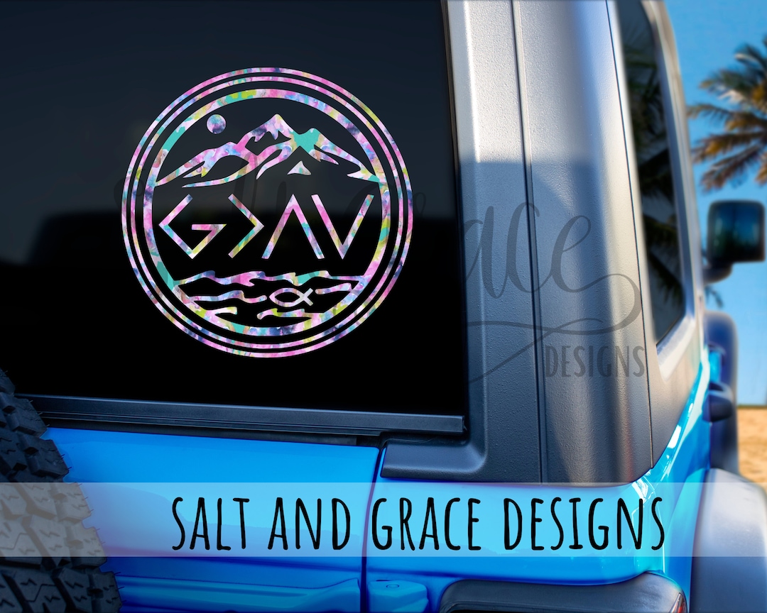 God is Greater Than the Highs and Lows Decal, Romans 8 28, Bible ...