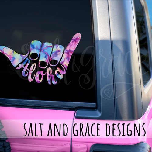 Shaka Sign Hang Loose Hand Sticker Hawaii Decal Colorful Car - Etsy