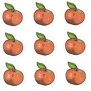 Cute Apple Planner Stickers - Set of 30 Mini Paper Stickers - Etsy