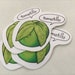 Cute Tomatillo Vinyl Stickers - Etsy