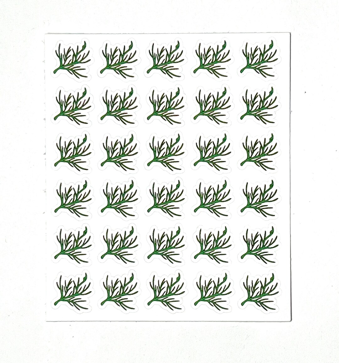 Cute Dill Planner Stickers - Set of 30 Mini Paper Stickers - Etsy