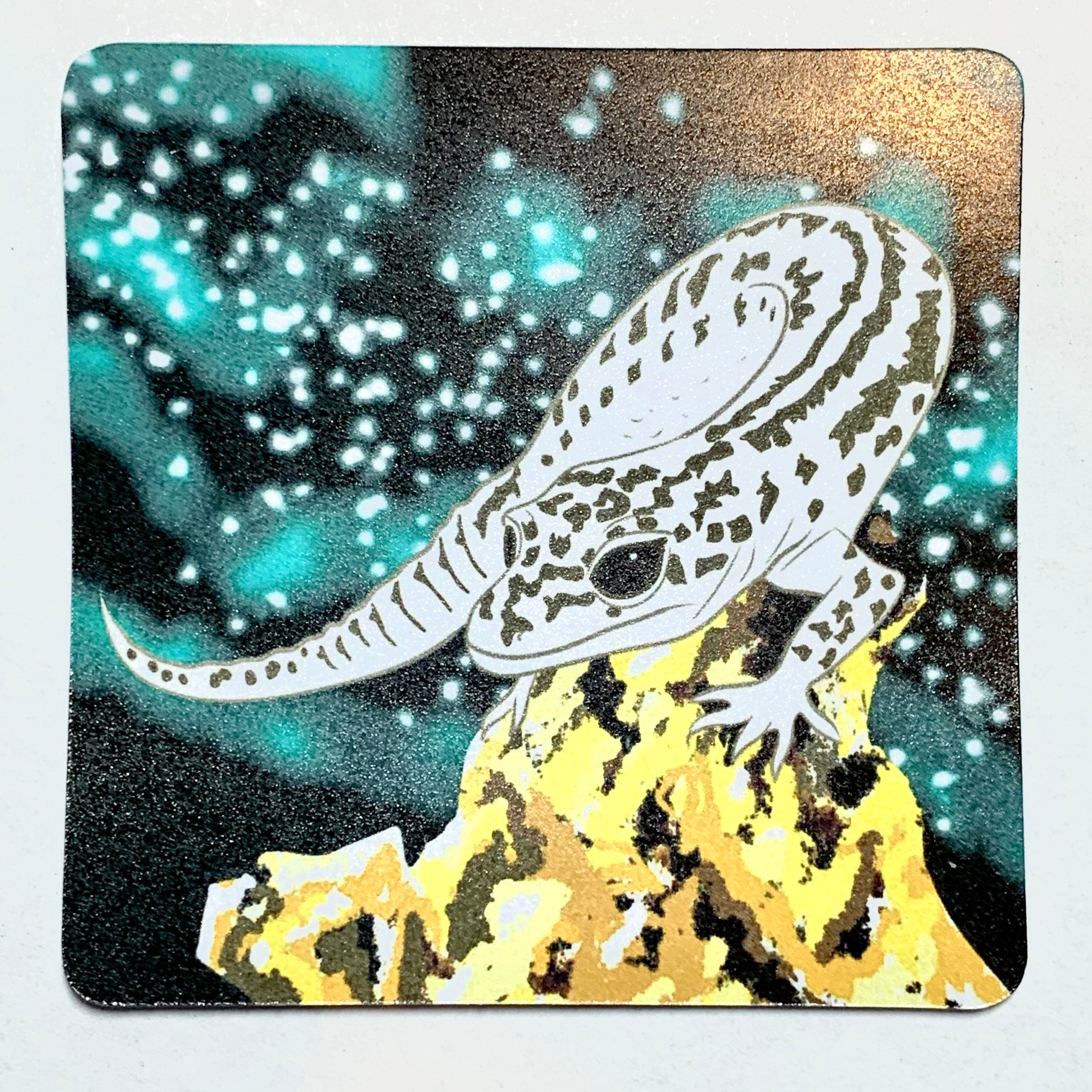 Galaxy Gecko Leopard Gecko Sticker - Etsy