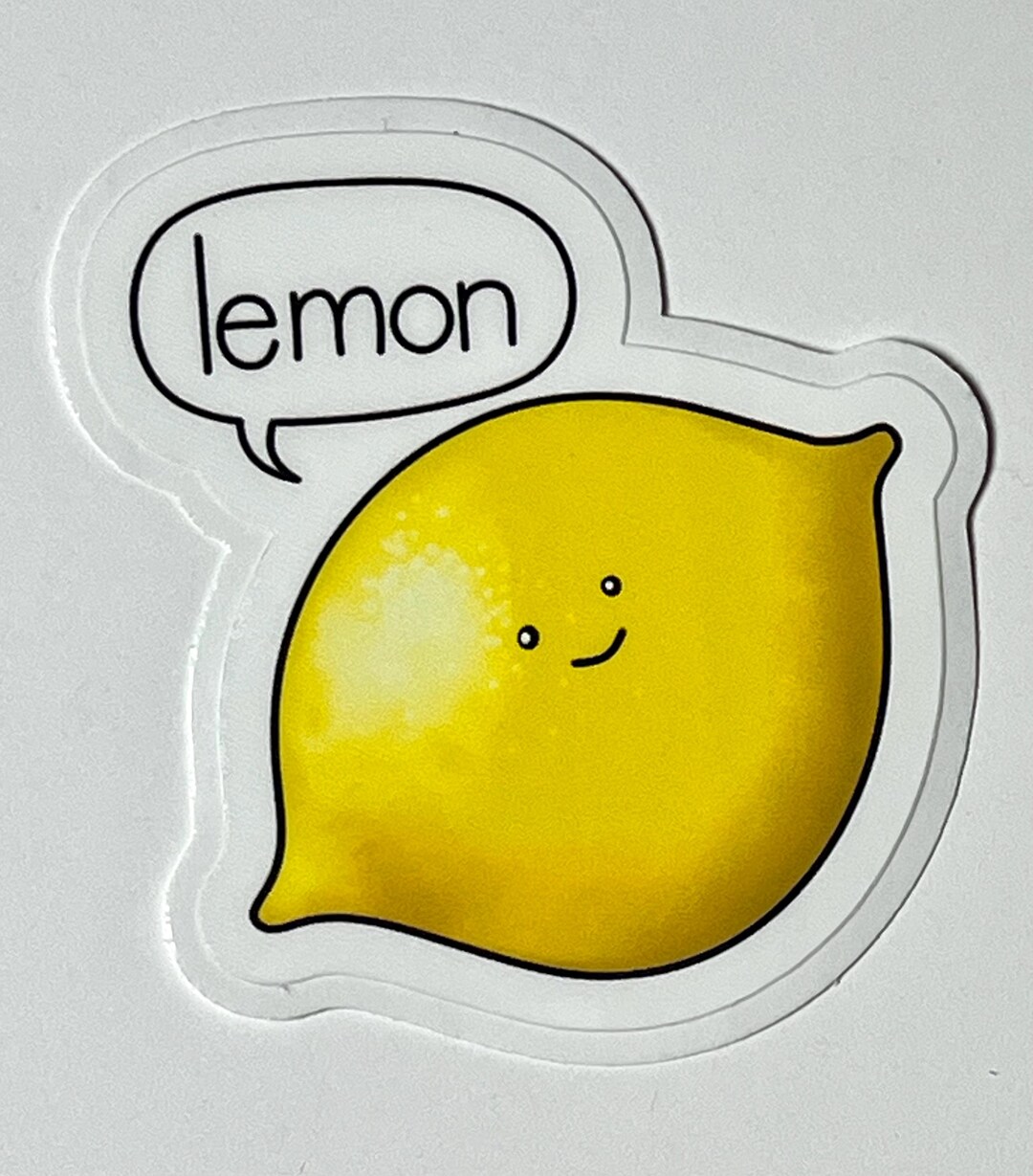 Cute Lemon Vinyl Stickers - Etsy